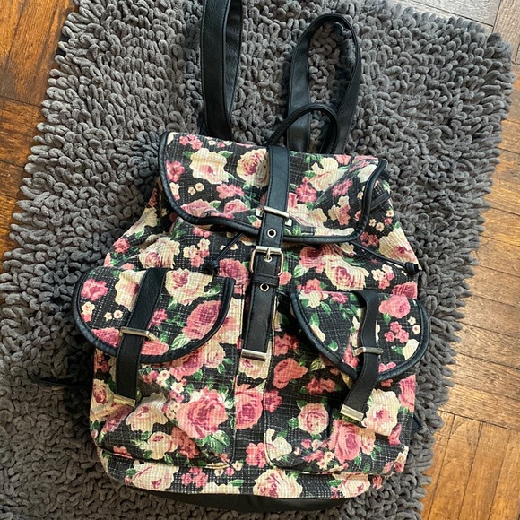 Mudd | Bags | Mudd Floral Backpack | Poshmark